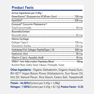 Branvine Joint Guardian for Cats and Dogs - Supports Joint, Muscle and Ligament (220.5g) with OptiMSM®, Curcuvet®, Collagen I,II,III (Joint)