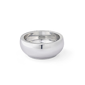 Nambè Butterfly 2-Piece Chip and Dip Set, Silver/Wood, Medium