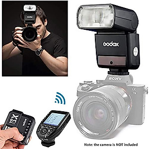 Godox TT350S Flash Speedlite for Sony Camera, 2.4G Wireless GN36 1/8000s HSS TTL Camera Flash Compatible for Sony Camera A7 A7R A7S A7-II A7-III A7R-II A7R-III A7S-II A6300 A6000 etc