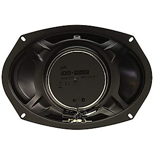 Polk Audio DB692 DB+ Series 6"x9" Three-Way Coaxial Speakers with Marine Certification Black (Renewed)