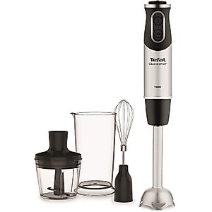 Tefal HB6568 Immersion Blender 0.8L 1000W Black, Stainless Steel – Blender (0.8 L, 0.5 L, Immersion Blender, Black, Stainless Steel, China, Stainless Steel)