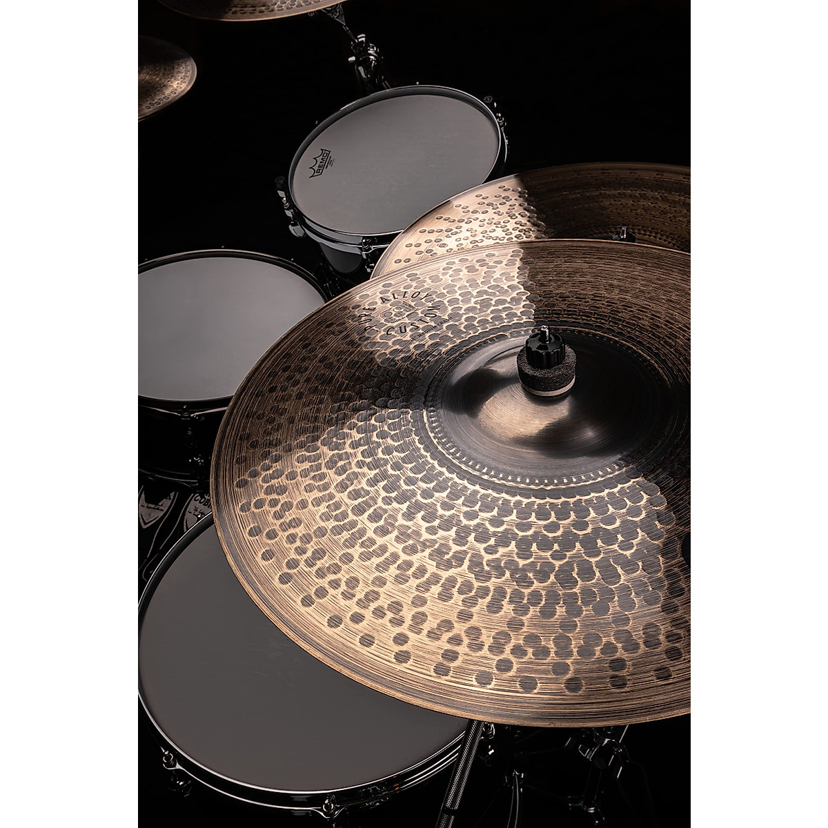 Meinl Cymbals Pure Alloy Custom 18" Medium Crash Cymbal — Made in Germany — Smoked Bronze Finish, 2-Year Warranty (PAC18MC)