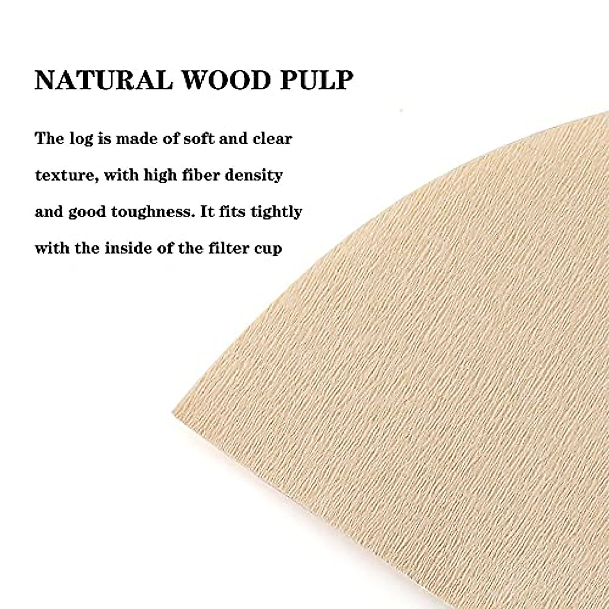 Coffee Filter,100 PCS Round Coffee Maker Filters,Unbleached Cone Coffee Filters, Disposable Coffee Tea Paper Filters for Espresso Maker, Drip Coffee Maker