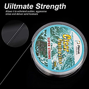Fishing Wire 492FT/164Yard/150M 8.0#, Clear Fishing Line Jewelry String Invisible Nylon Thread for Hanging Decorations, Beading and Crafts