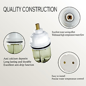 ALITZ RP32104 Shower Cartridge Replacement,compatible with Delta Monitor 1700 Series (1998-2005), compatible with Delta 1500/1700 Series made before 2006