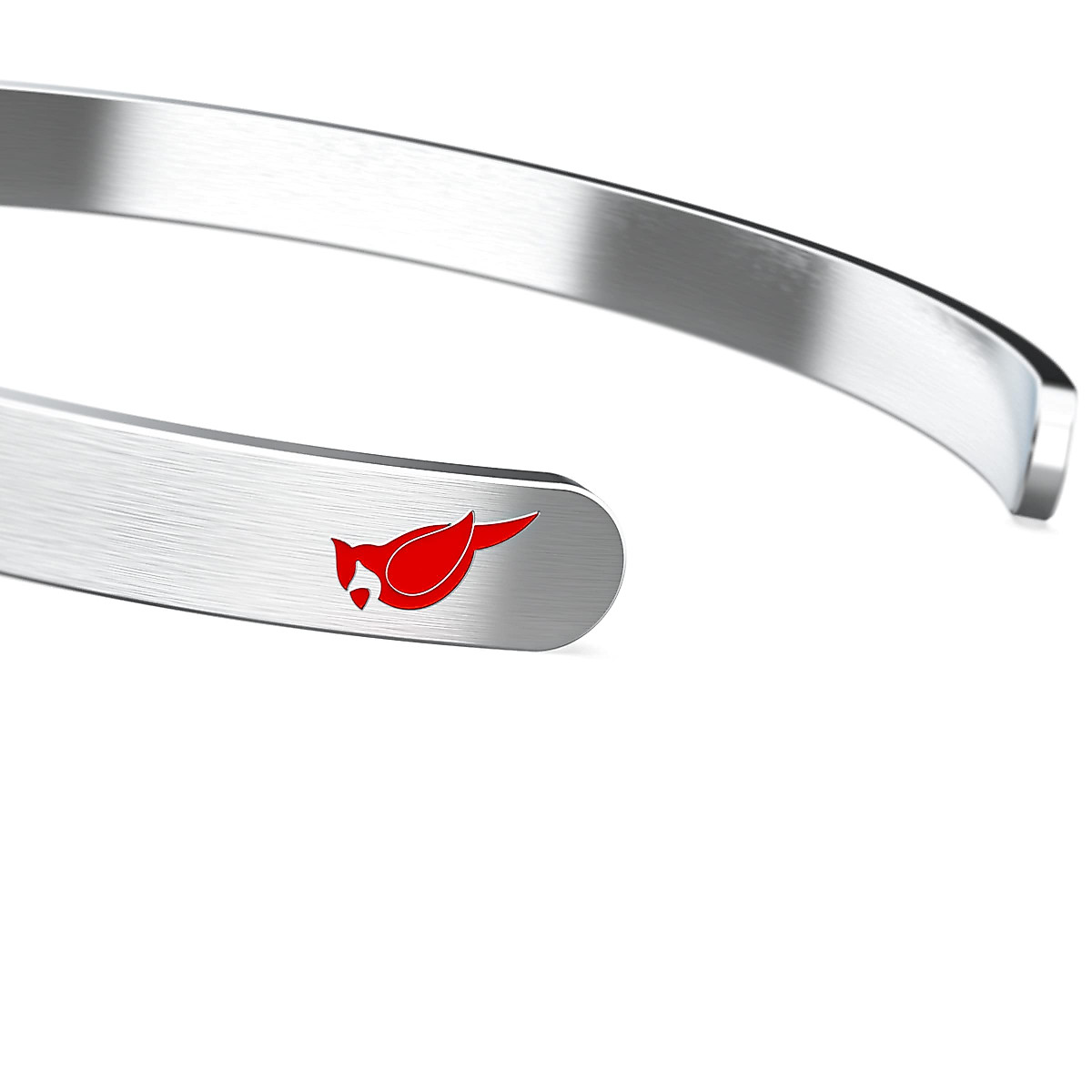 Happy Kisses Red Cardinal Bracelet For Women “Cardinals Appear When Angels Are Near” Grief Gift For Mourning of Loved One - Funeral Memorial Charm Jewelry For Women and Bird Lovers