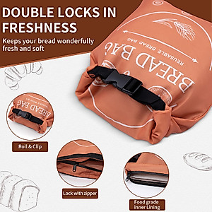 2 Pack Reusable Bread Bags for Homemade Bread with Beeswax Wraps for Food, Sourdough Bread Baking Supplies, Sourdough Bread Bags & Beeswax Wrap for Bread Storage