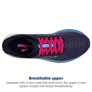 Brooks Women’s Hyperion Neutral Running Shoe - Peacoat/Open Air/Lilac Rose - 9 Medium