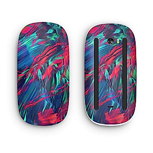 Design Skinz Liquid Abstract Paint Remix V4 Vinyl Decal Compatible with The Apple Magic Mouse 2 (Wireless, Rechargable) with Multi-Touch Surface