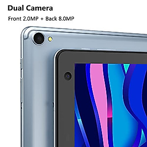 YQSAVIOR Tablets 10 inch Android Tablet, 2GB RAM & 32GB ROM Support 512GB Expand Tableta, 6000mAh Battery, AM FM WiFi Tablet (Blue)