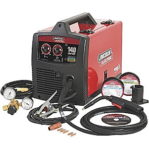 LINCOLN ELECTRIC CO K2697-1 Easy MIG 140 Wire Feed Welder,