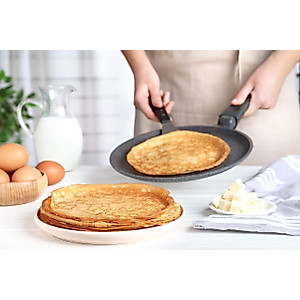 Classic Rolled Hotcakes Crepe Mix by American Table, Made with American-Grown Organic Wheat Flour & Pure Vanilla, French-Style, Non-GMO, Low Sugar, No Preservatives, Quick Prep, Makes 72 Crepes (14 oz, Pack of 3)