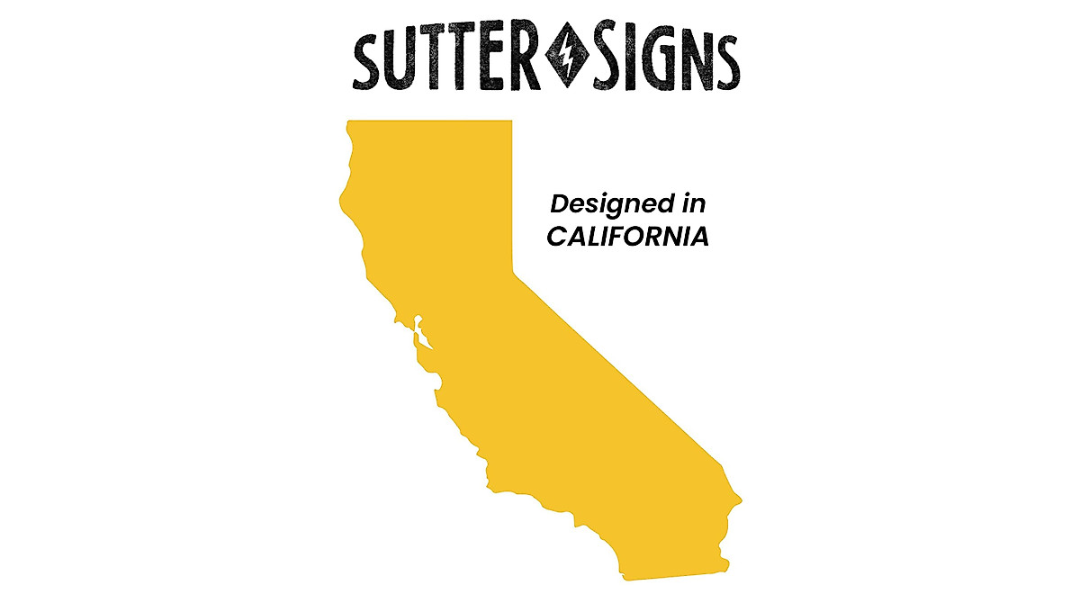 Sutter Signs Trash Compost Recycle Stickers - 6pc Set