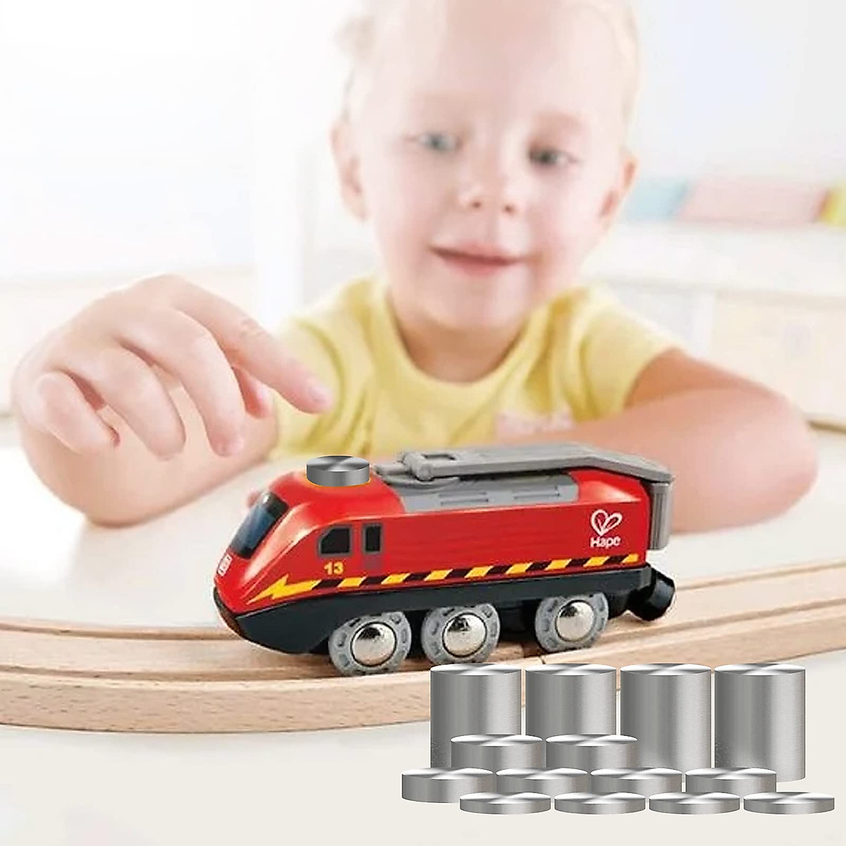 3.25 OZ Tungsten Weights Steel Weights for Pinewood Derby Cars,4 Different 14 Pieces Multiple Sizes of Pinewood Derby Incremental Weights, Pinewood Derby Weights for Derby Pine Race Wood Car