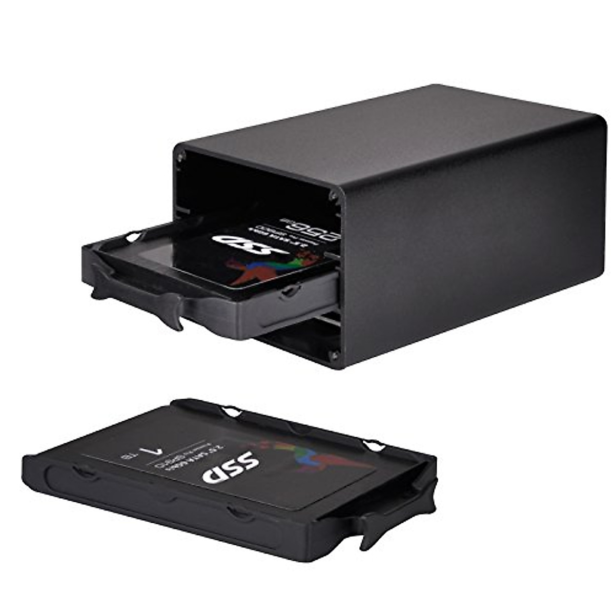 Silverstone Tek USB 3.1 Gen2 Type-C external Hard Drive Enclosure w/ Configurable Raid Functionality for 2.5" Drives DS223