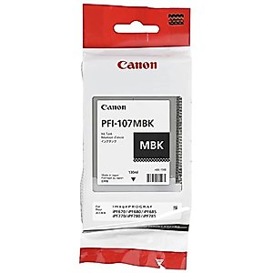 Canon 6704B001AA PFI Original Ink Tank, Matte Black