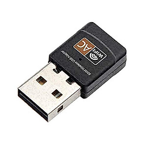 USB WiFi Adapter, AC600 Mbps Dual Band 2.4/5Ghz Wireless USB Mini WiFi Network Adapter 802.11 Mini Wireless for Laptop/Desktop/PC, Support Desktop Laptop MAC Book Windows Notebook