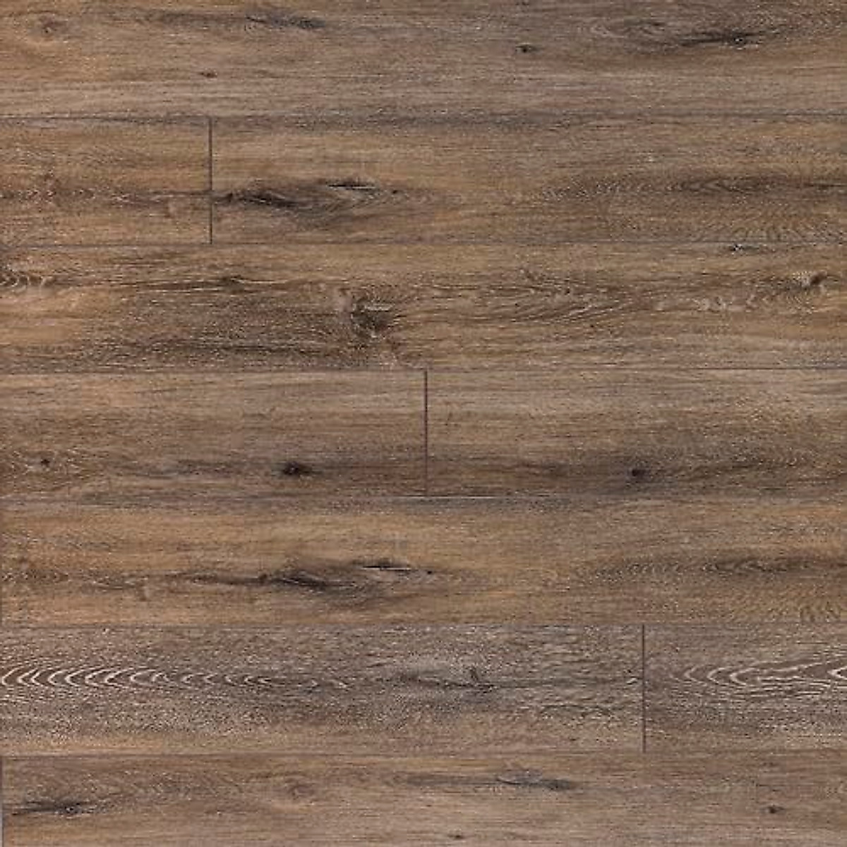 MSI Rutledge 7 in. x 48 in. x 20 MIL Luxury Vinyl Flooring, Rigid Core Planks, LVT Tile, Click Lock Floating Floor, Waterproof LVT, Wood Grain Finish, CASE, Autumn Woods Brown, 23 Square Feet