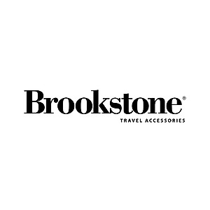 Brookstone Cool Touch Memory Foam Head and Neck Travel Pillow for Vacations, Airplanes, Trains, Buses, and Cars, Dark Grey