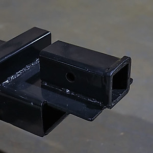 Titan Attachments 3-In-1 Forklift Mounted Hitch, 8000 LB Tow Capacity, 2" Ball Hitch, 2" Receiver Hitch, 2" Ball Kingpin Hitch Receiver, Clamp-On Fork Mount for Forklifts, Skid Steers, or Telehandlers