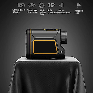 FIDDAA Golf Rangefinder,Multifunctional Rangefinder,Laser Range Finder,LCD Screen Display,Touch Screen Measuring Instrument Distance Angle Measuring Altimeter
