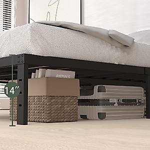 Goltriever 14 Inch California King Bed Frame Metal, Platform Bed Frame California King Size, Easy Assembly, Heavy Duty, No Box Spring Needed