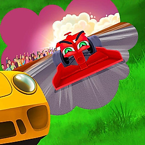 Personalized Storybook by Dinkleboo - "The Race Car" - For Kids Aged 0-8 Years Old - A Story About Your Child Wanting to be the Fastest Racing Car When They Grow Up - Soft Cover (8"x 8")