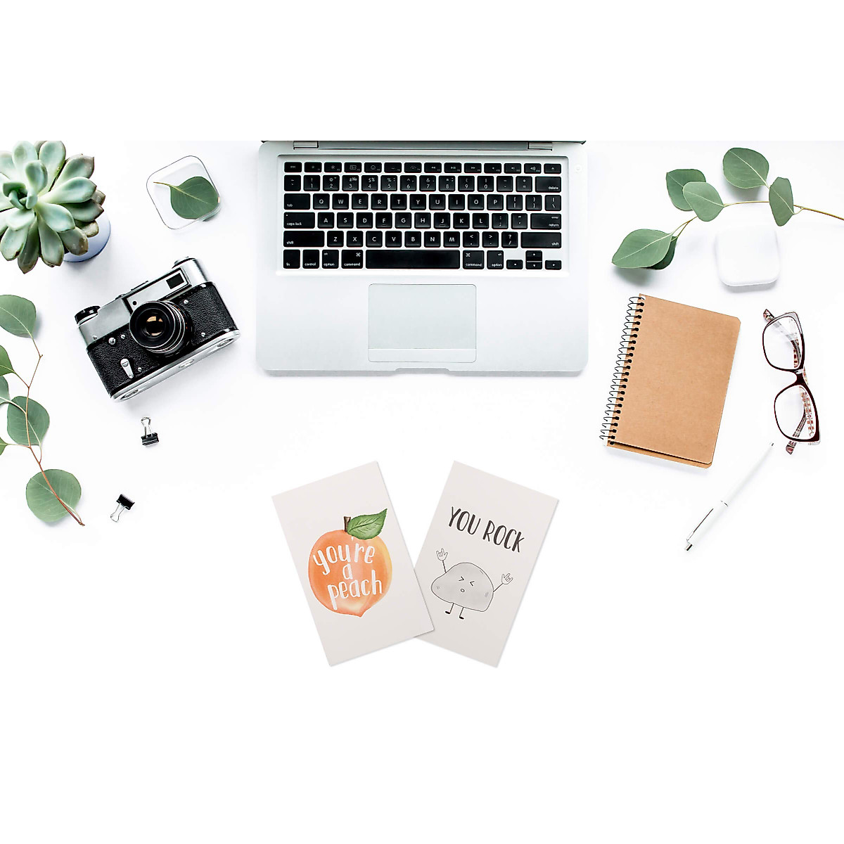 VNS Creations 40 Funny Thank You Cards with Envelopes & Stickers - Employee Appreciation Cards - Cute Thank You Cards - Funny Thank You Notes - Funny Blank Cards for Teachers, Employees, and Coworkers