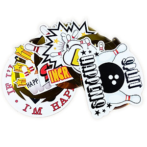 8pcs Bowling Birthday Party Hanging Swirls Bowling Party Ceiling Streamers Decorations for Bowling Ball Themed Kids Boy Girl Man Women Fun Birthday Baby Shower Party Supplies