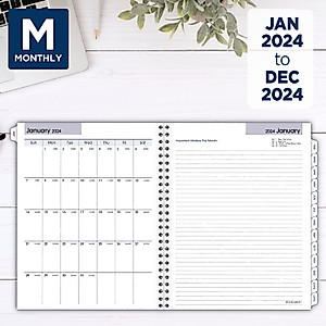 AT-A-GLANCE 2024 Weekly & Monthly Planner Refill for G545 Line Planners by AT-A-GLANCE, 7" x 8-3/4", Medium, Executive, DayMinder (G5455024)