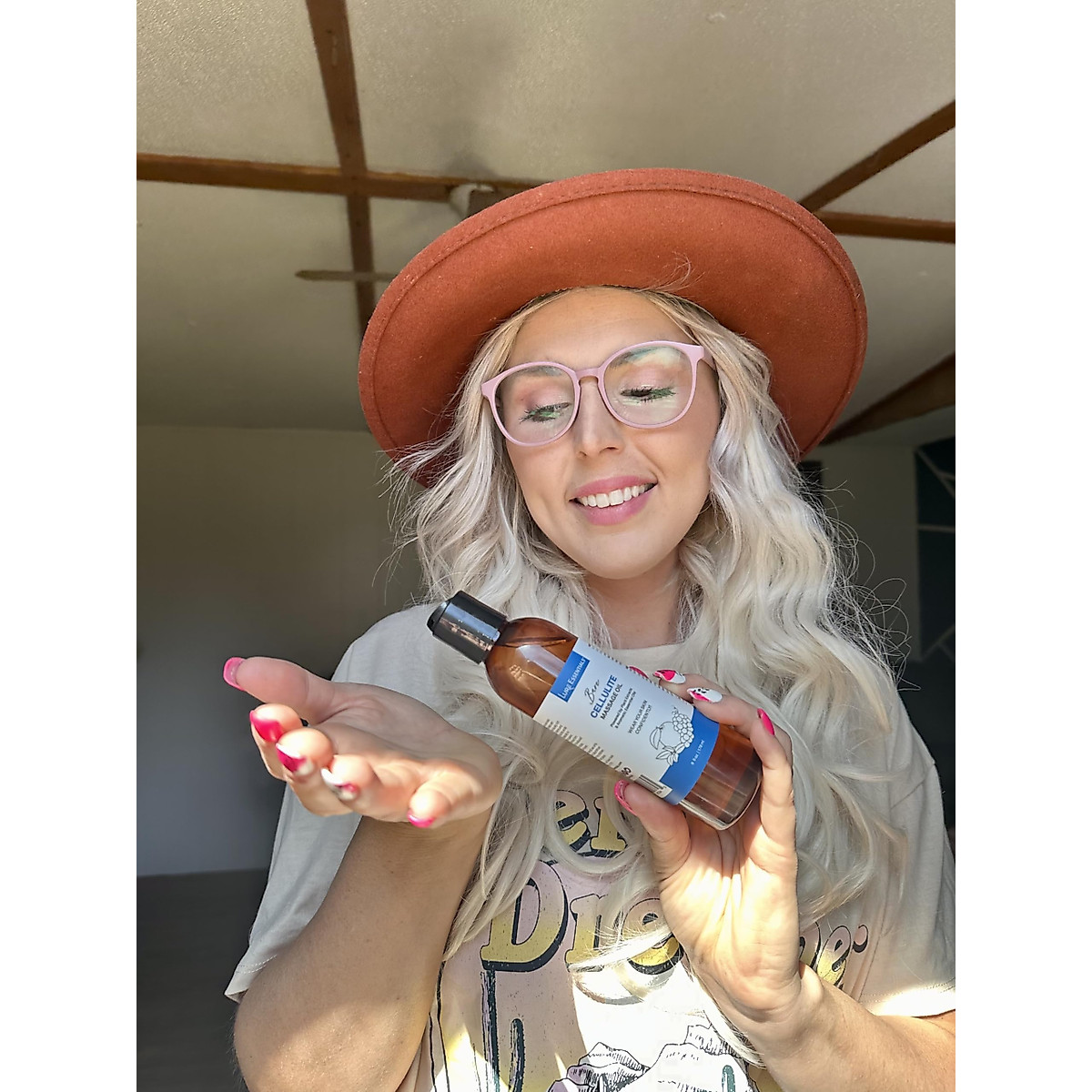 Hydrating Cellulite Body Massage Oil Stretch Mark Oil - 6 fl oz