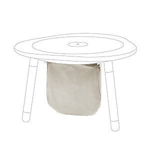 Stokke MuTable Cotton Bag, Neutral - Toy Storage Bag for Small to Medium-Sized Toys - Made of Soft Cotton - Lightweight, Easy to Carry