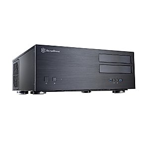 SilverStone Technology GD08B Home Theater Computer Case with Aluminum Front Panel for E-ATX/ATX/Micro-ATX Motherboards GD08B-x