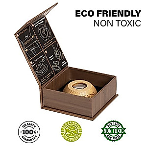 Audiophile Dealer Turntable Stylus Cleaner - Special Gel Cleans Cartridge Needle Tip, Eco-Friendly Handmade Ashwood - Vinyl Record Player Accessories