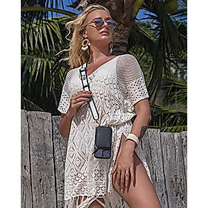 ZVE iPhone 13 Pro Wallet Case, iPhone 13 Pro Crossbody Case with Leather RFID Blocking Card Holder Crossbody Strap, Zipper Protective Cover Designed for Apple iPhone 13 Pro 6.1"-Black