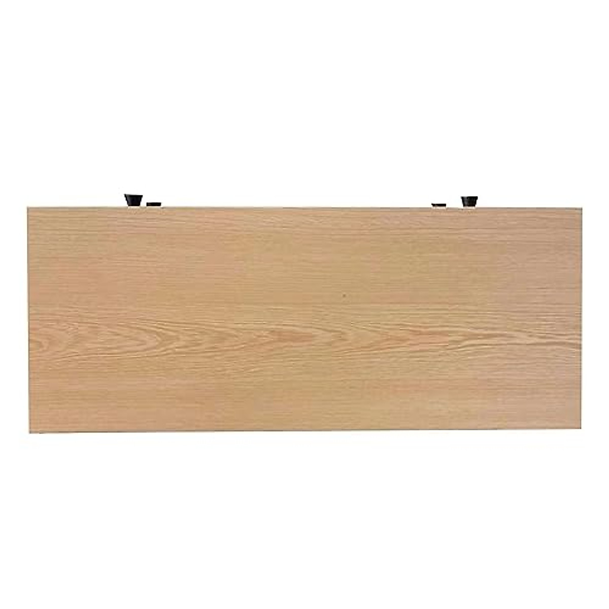 HESIEU Functional Wooden Shoe Cabinet with 2 flip-top Drawers, Wood Grain Pattern top Shoe Cabinet with Drawers Freestanding Shoe Rack with Adjustable Panel for Hallway Entrance Foyer (Black)