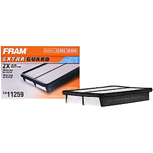 FRAM Extra Guard CA11259 Replacement Engine Air Filter for Select Mazda (2.0L & 2.5L) Models, Provides Up to 12 Months or 12,000 Miles Filter Protection
