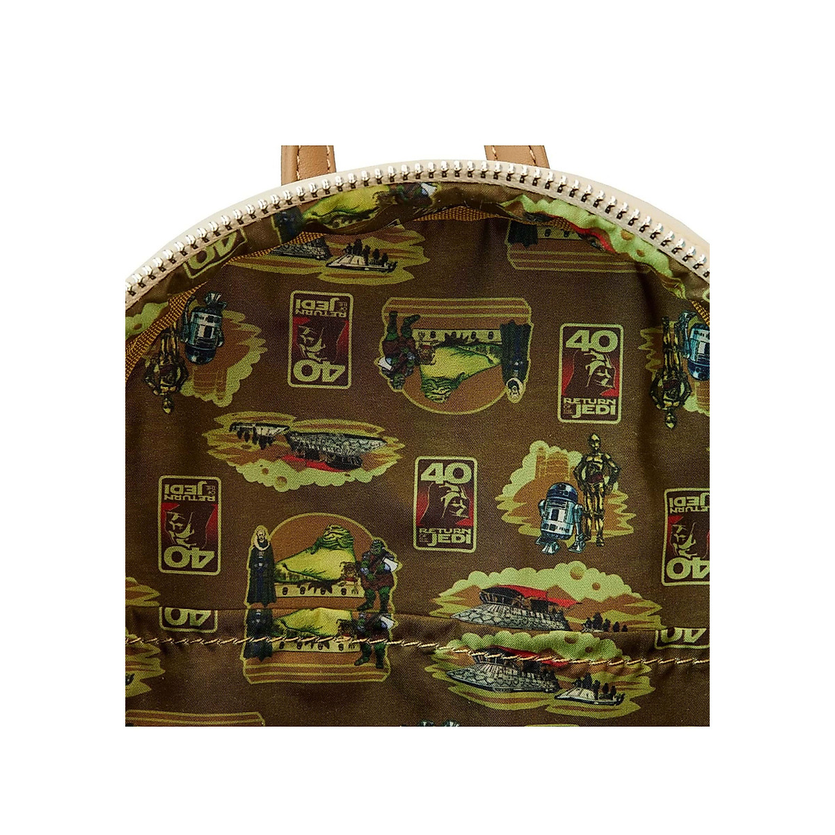 Star Wars Return of the Jedi 40th Anniversary Jabba's Palace Scene Loungefly Mini Backpack Standard
