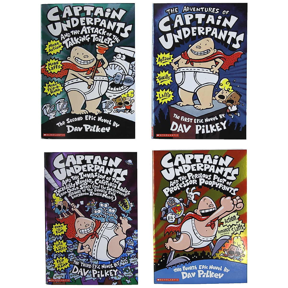 Captain Underpants 10 Books Collection