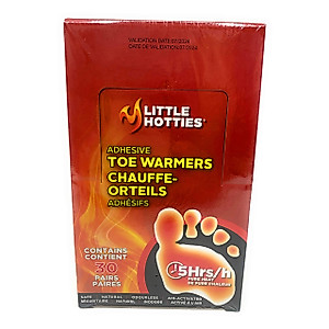 Little Hotties Adhesive Toe Warmers, 30 Pairs