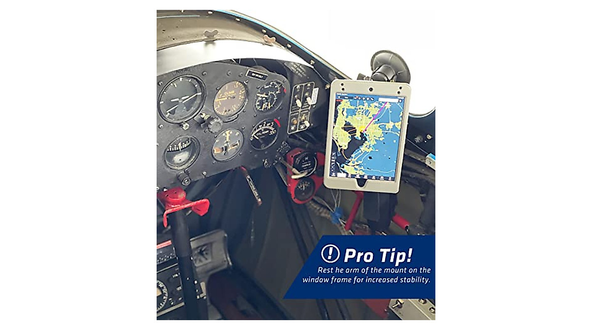PIVOT Single Suction Cup Mount - Multi-Angle Support for Pilots & More