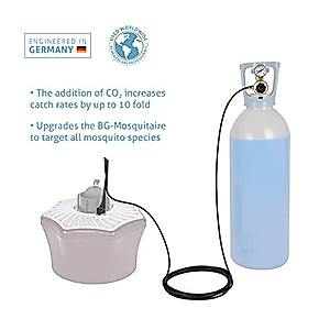 BIOGENTS BG-Booster • CO2 Upgrade for The BG-Mosquitaire Outdoor Mosquito Trap • Upgrade Your BG-Mosquitaire to Target All Biting Mosquitoes