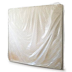 ComfortHome 4 Mil Extra Thick Sealable Mattress Bag with Adhesive Strip for Moving and Storage, Heavy Duty, Fits Twin Full and Queen Size, 2 Pack