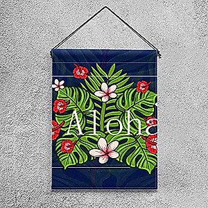 Hawaii Aloha Garden Flag, Double Sided Garden Outdoor Yard Flags for Summer Decor 28x40 Inch