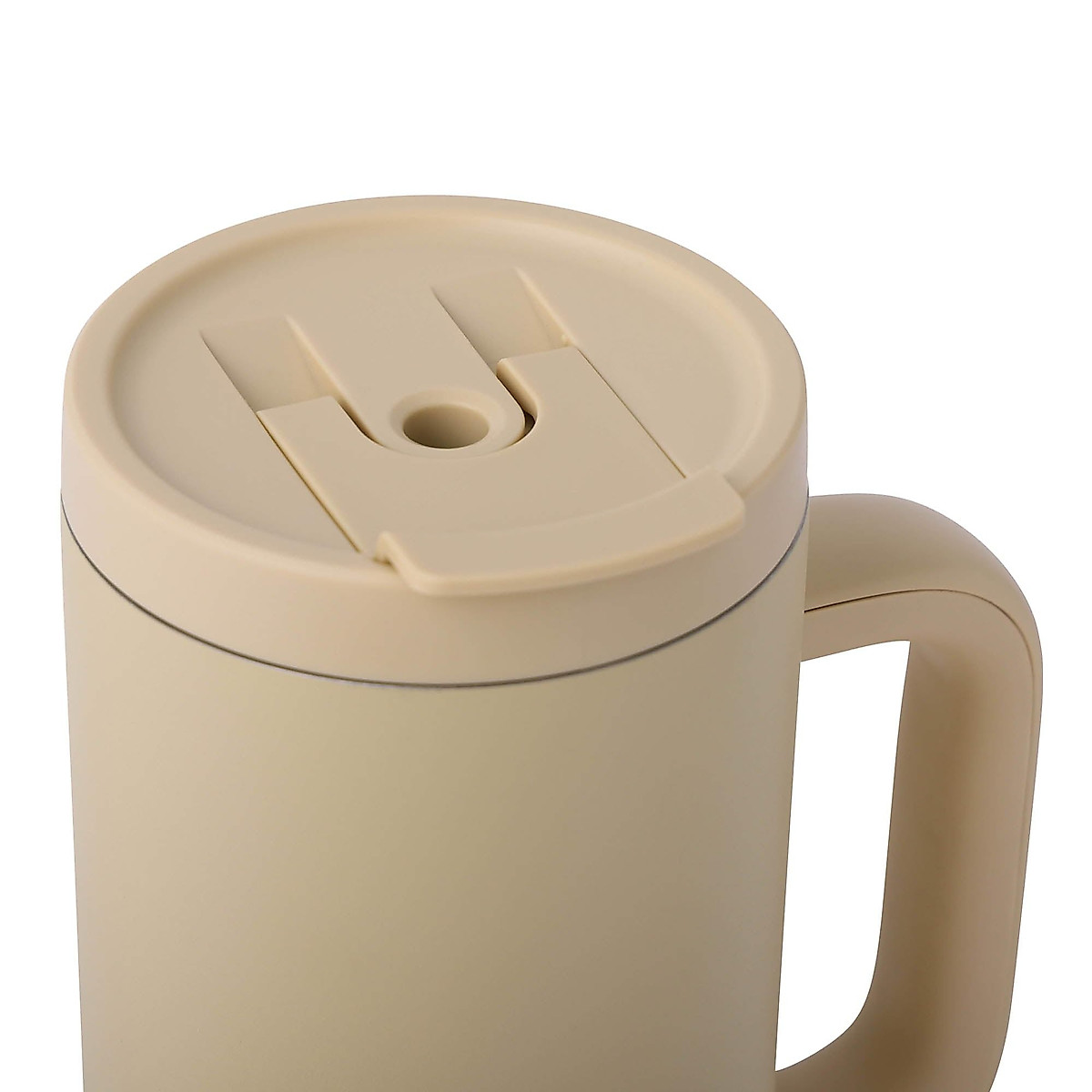 Manna Leisure Stainless Steel Insulated Tumbler with Leak-Proof Dual Function Lid - 40 Oz - Dandelion Powder Coat