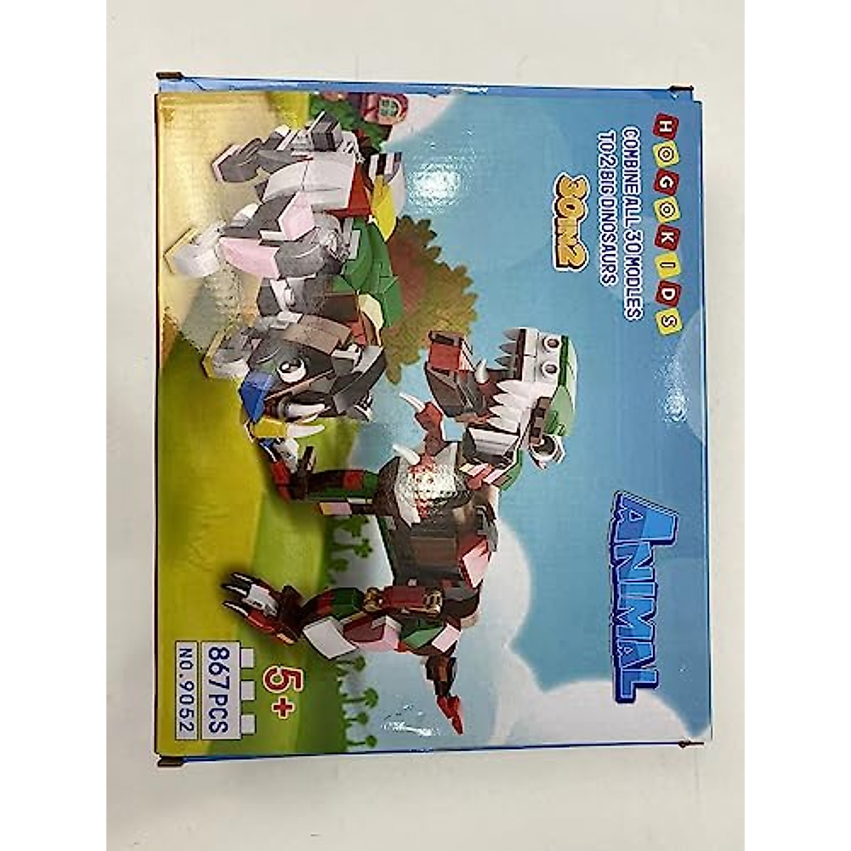 HOGOKIDS 30 Packs Party Favors for Kids - 867PCS Animals Building Blocks Sets for Classroom Prizes Goodie Bag Fillers Stocking Stuffers Birthday Valentines Easter Gifts for Kids Boys Girls 6+