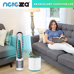 Netezza TP01 HEPA Filter for Dyson,Replacement Filter for Dyson Tower Purifier Pure Cool Link TP01, TP02, TP03, AM11, BP01 Tower Air Purifier, Compare to Part 968126-03,2 Pack
