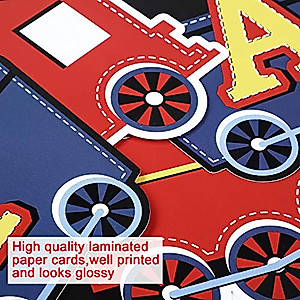 Train Birthday Party Banner Decorations, Railroad Steam Train Happy Birthday Sign Transportation Vehicle Party Garland Supplies