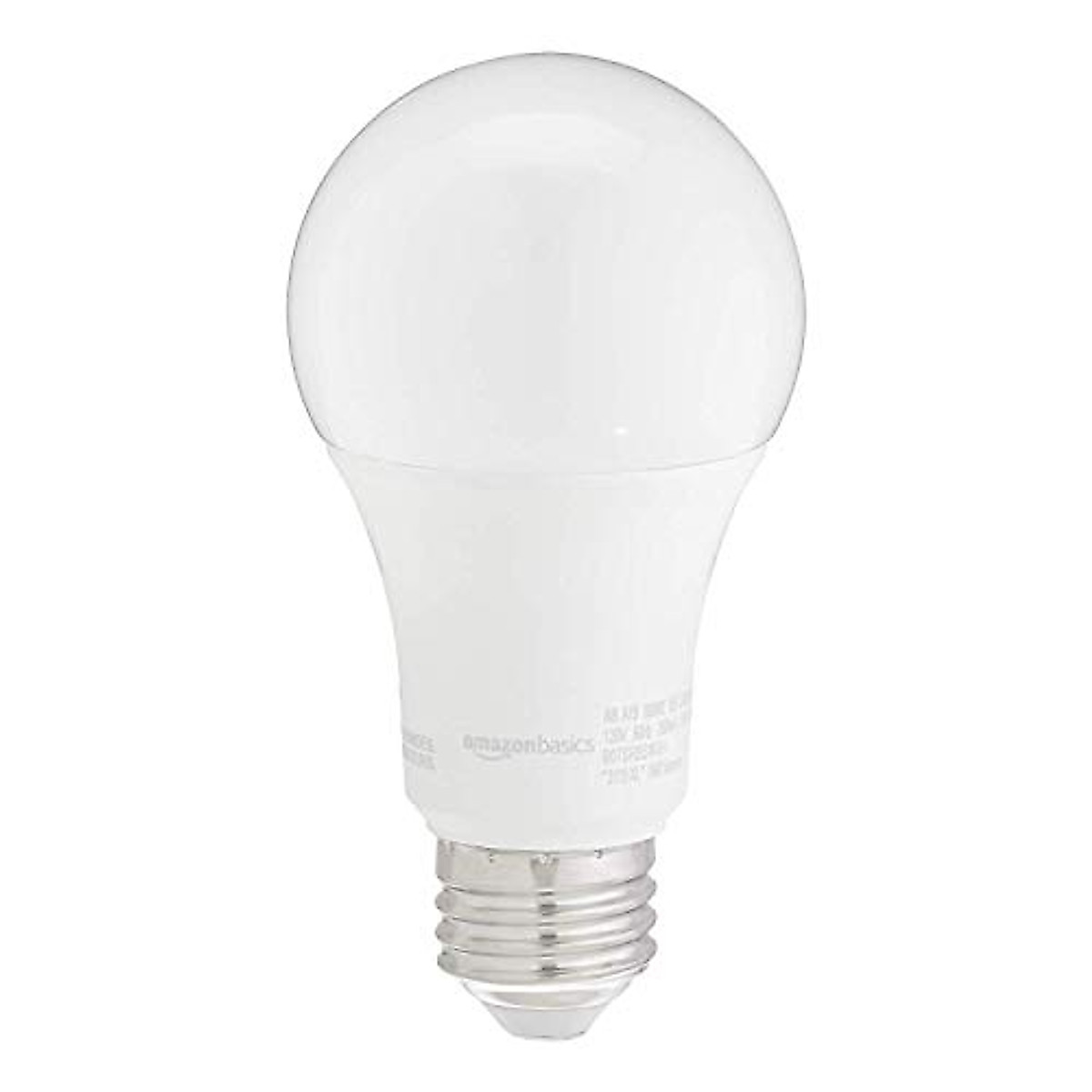 Amazon Basics - A19 LED Light Bulb, Daylight White, 15W (Equivalent to 100W), Non-Dimmable, 10,000 Hour Lifetime, 2-Pack