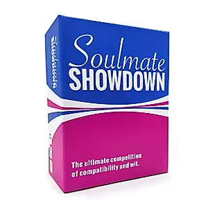Soulmate Showdown Couples Card Game - Collaborate Through Three Exciting Rounds and Learn Something New About Your Relationship